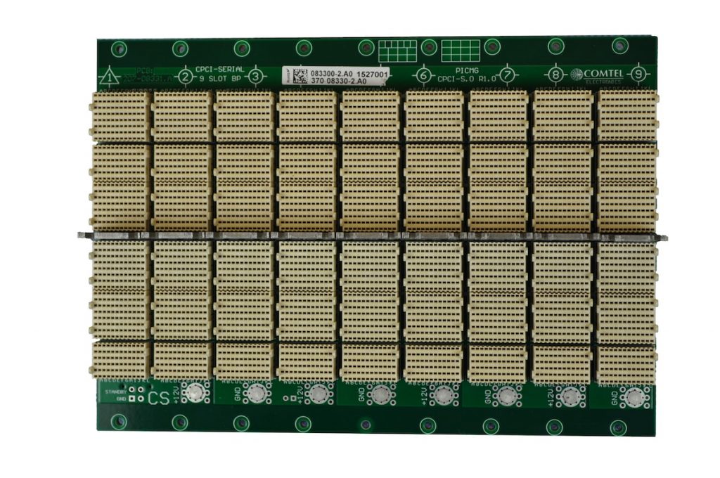 CompactPCI Serial 8 Slot 9U Backplane - COMTEL ELECTRONICS
