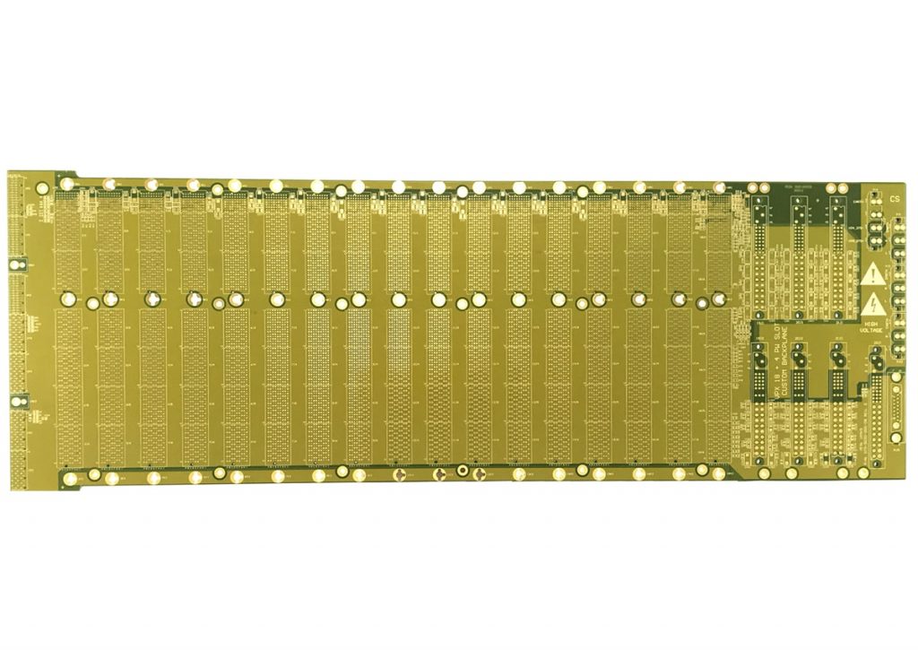 Custom VPX 6U 18 Slot Backplane - COMTEL ELECTRONICS